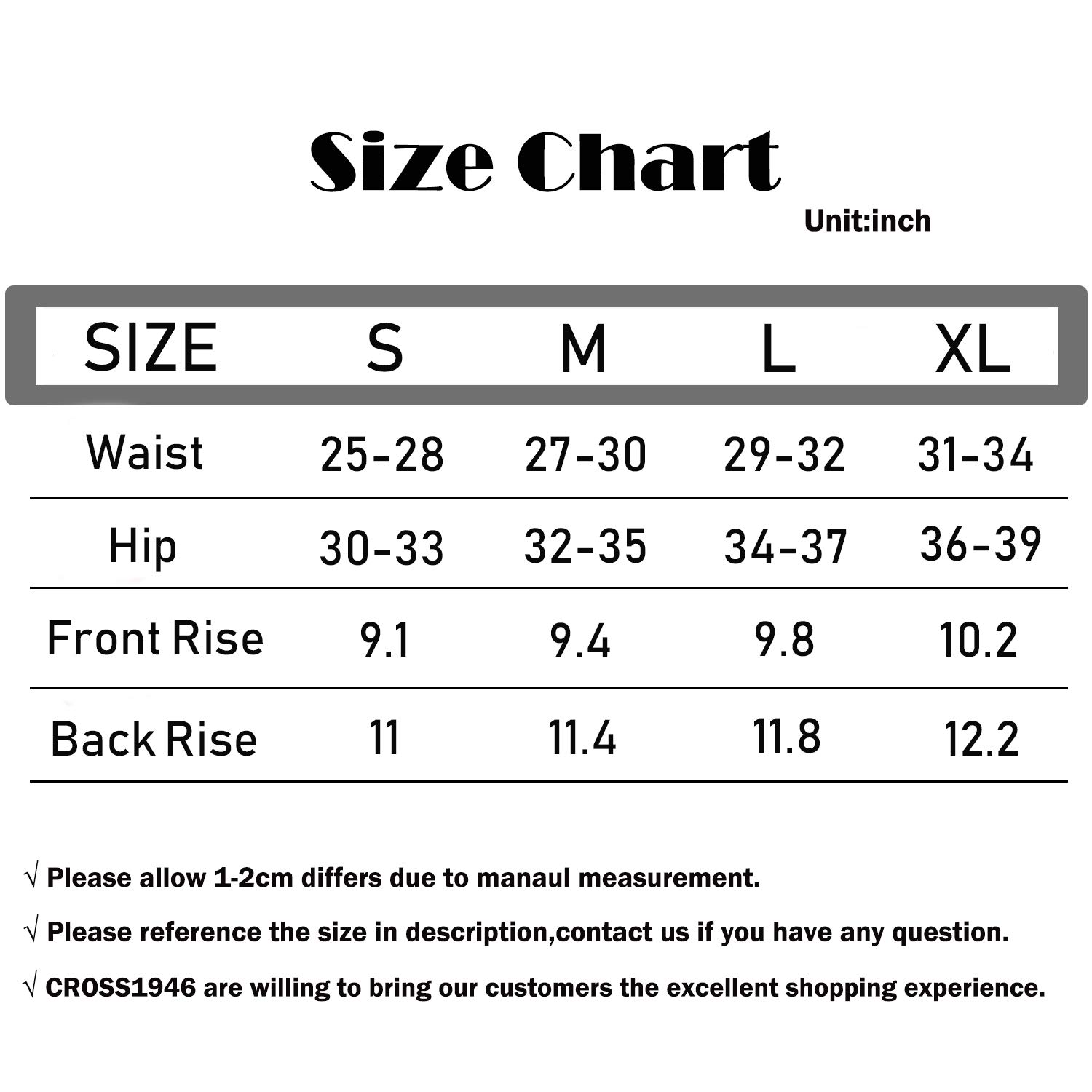 CROSS1946 Womens Workout Biker Shorts High Waist Tight Push Up Booty Short Butt Lift Yoga Legging