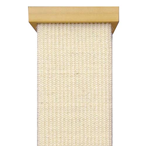SmartCat Ultimate Scratching Post β Beige, Large 32 Inch Tower - Sisal Fiber, Simple Design - For All Cats
