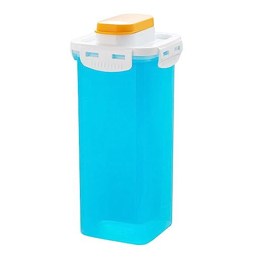 figatia Washing Powder Storage Box Clear Airtight Laundry for Pet Food Kitchens Oatmeal