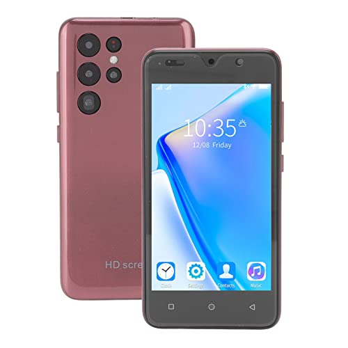 Dpofirs Unlocked Smartphone for Android 6, 5" FHD Screen, 2GB RAM 32GB ROM, 2200mAh Battery, GSM Unlocked Cell Phone, Facial Recognition, Dual SIM Slot Smartphone(Coffee Purple)