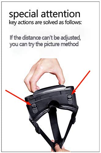 Vecot VR Headset Virtual Reality VR 3D Glasses VR Set Incl 3D Virtual Reality Goggles (White)