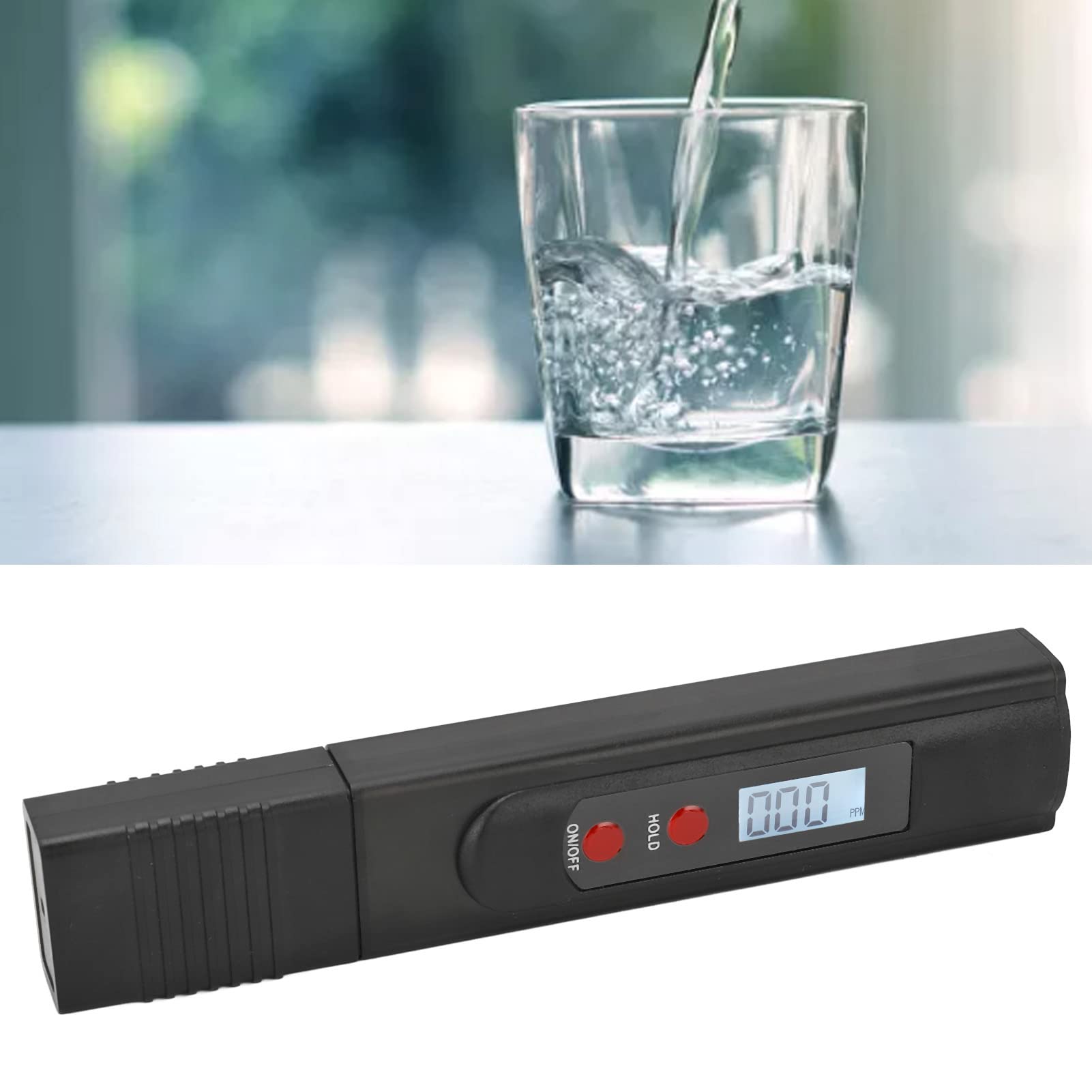 Digital TDS Meter, Backlight Function Portable Convenient Operation Alloy Probe TDS Detection Pen for Swimming Pool