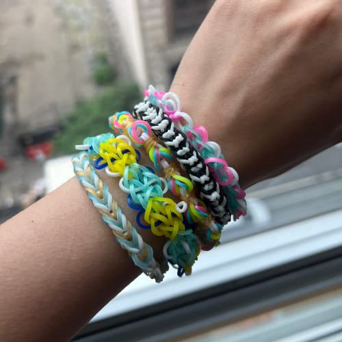 Rainbow Loom® MEGA Combo Set, Features 7000+ Colorful Rubber Bands, 2 Step-by-Step Bracelet Instructions, Organizer Case, Great Gift for Kids 7+ to Promote Fine Motor Skills (Packaging May Vary)