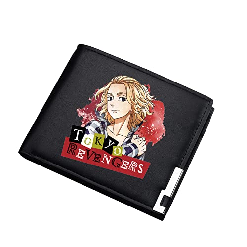 TPSTBAY Anime Cash Purses Teenagers Money Bags Cartoon ID Card Holder Pu Leather Short Wallets(3)