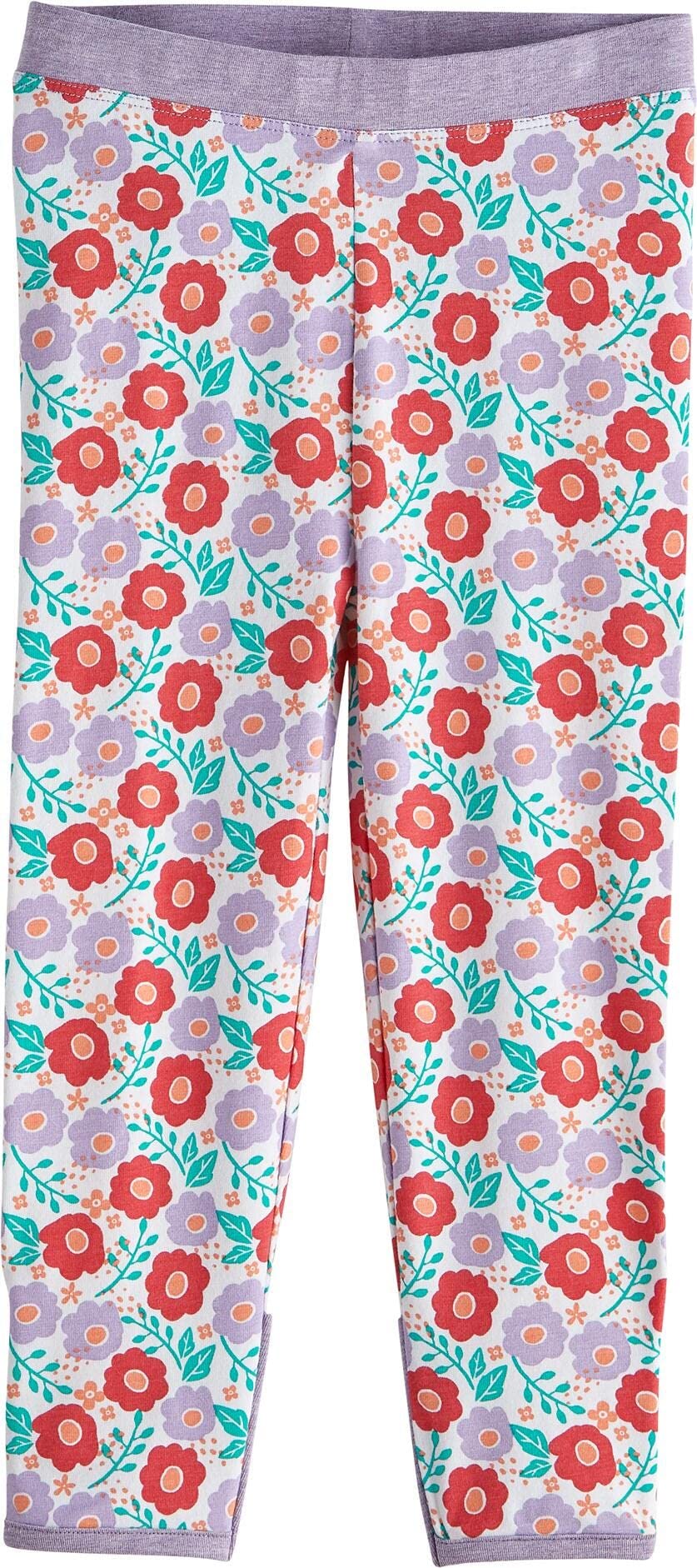 Coolibar UPF 50+ Baby LumaLeo 360 Leggings - Sun Protective (12-18 Months- White Blushing Blooms)