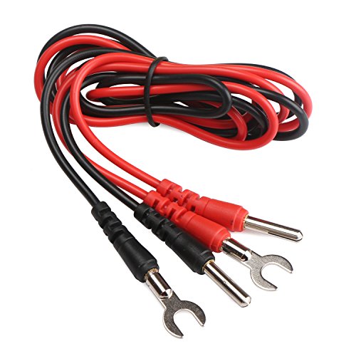 DROKĀ® Multimeter Test Leads Kit, Replaceable Digital Multimeter Accessories, DMM Universal Combined Test Probes Cable Set, Banana Plugs Alligator Clips Replacements for Electronic Automotive