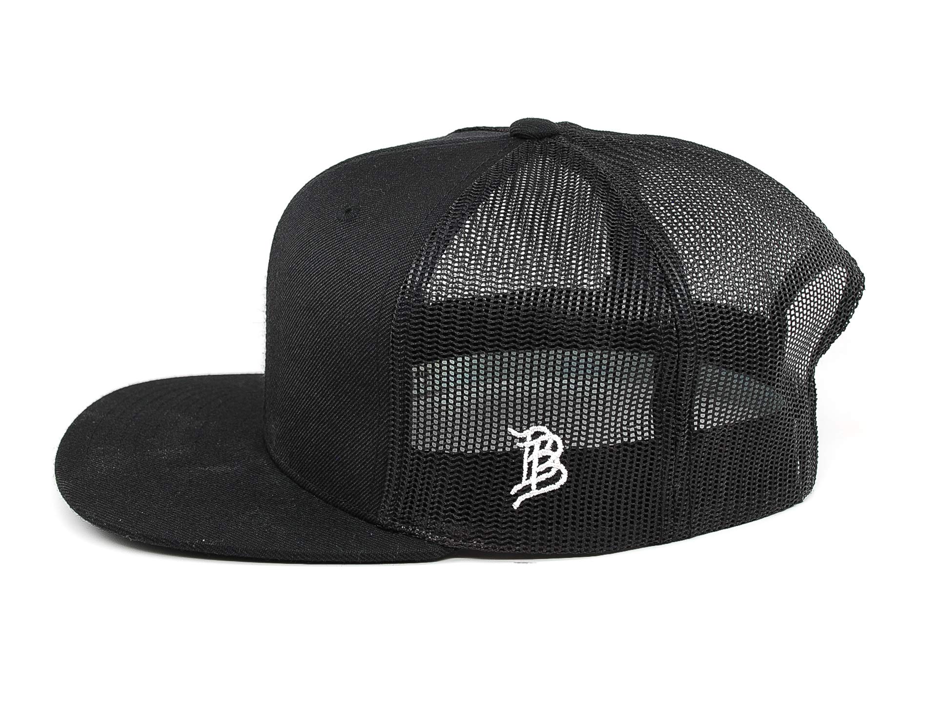 Branded Bills Florida PVC Patriot Patch Hat Flat Trucker - One Size Fits All (Multicam/Black)