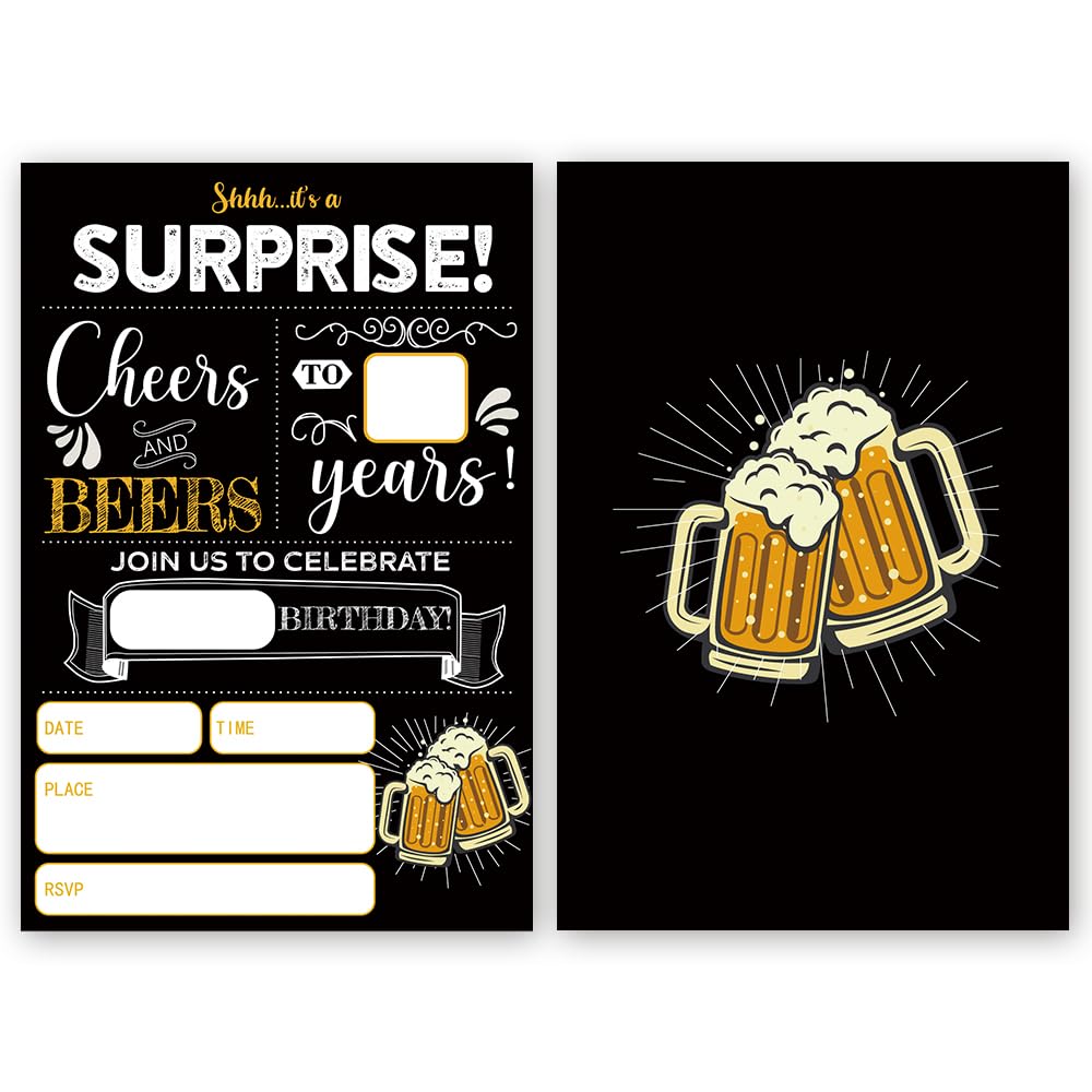 FujLoy Ch*rs And B*rs Birthday Party Invitations, Birthday Invitations, Adult Birthday Invitation.(070)