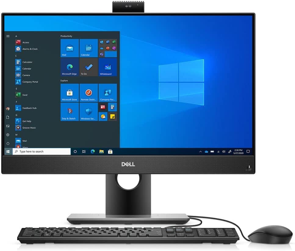 Dell OptiPlex 24 7400 All-in-One 1TB SSD 2TB HD 64GB RAM Extreme (Intel Core i9-12900K Processor Turbo Boost to 5.20GHz, 64 GB RAM, 1 TB SSD + 2 TB HD, 24-inch FullHD, Win 10 Pro) PC Computer Desktop