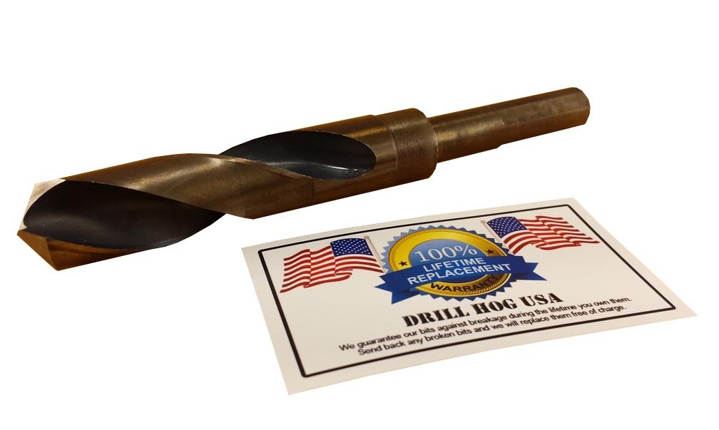 Drill Hog USA 13/16" Drill Bit 13/16" Silver & Deming Bit HI-Molybdenum M7