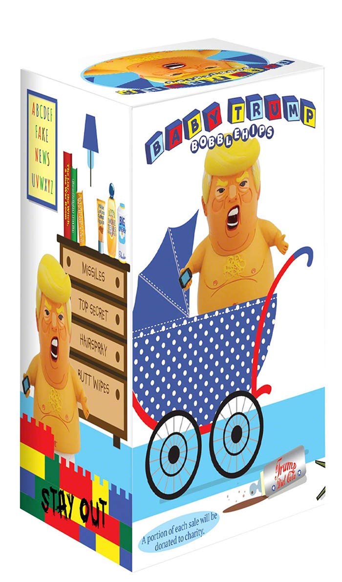 Royal Bobbles Baby Trump Blimp BobbleHIPS Collectible Bobblehead Statue - Limited Edition
