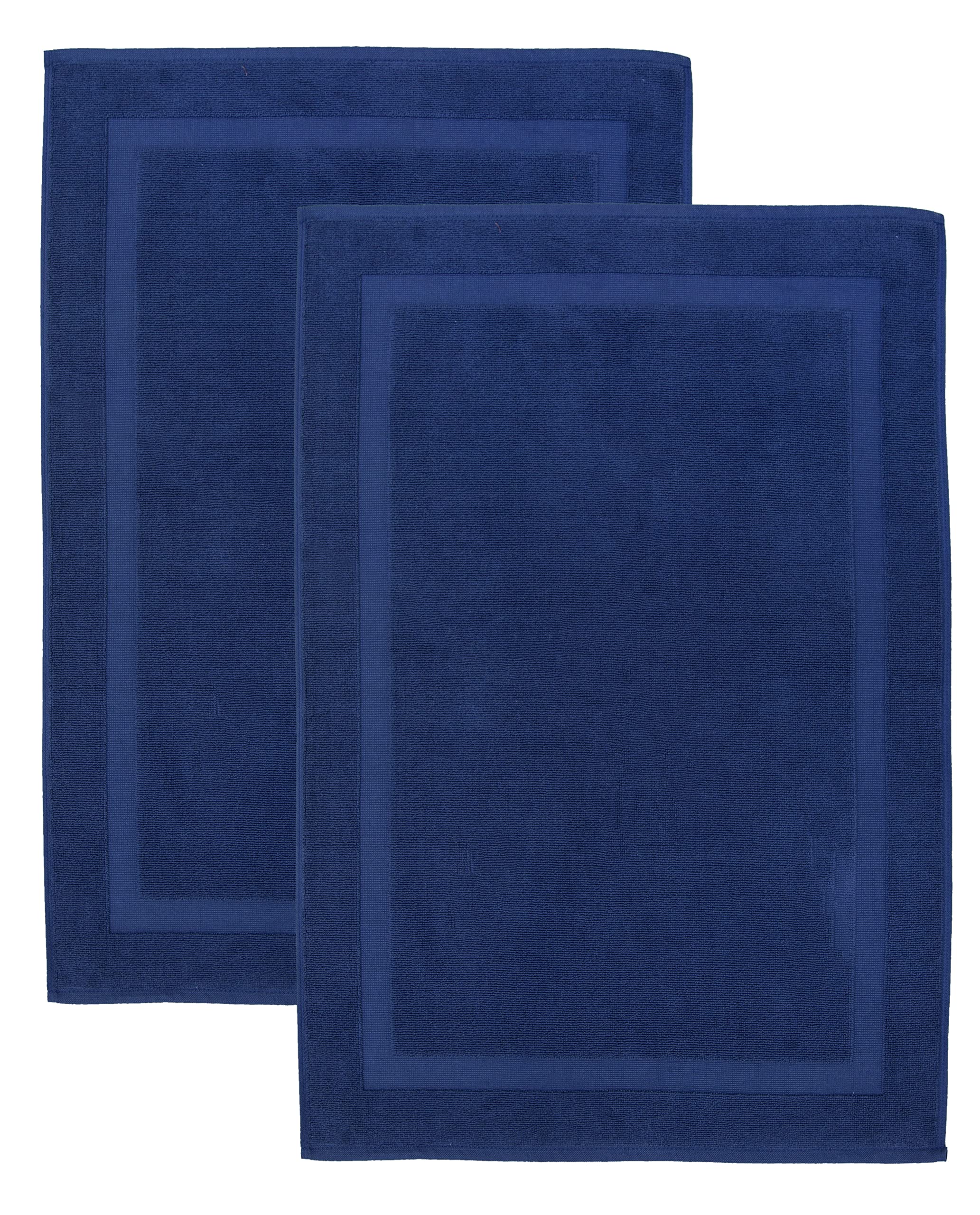 Bliss Luxury Bath Towels Set - 34" x 56" | Extra Large Premium Quality Bath Sheet | Towel Set | 650 GSM | Soft Combed Absorbent Cotton Bath Towels | Oversized Towels | Denim - 2 Pack
