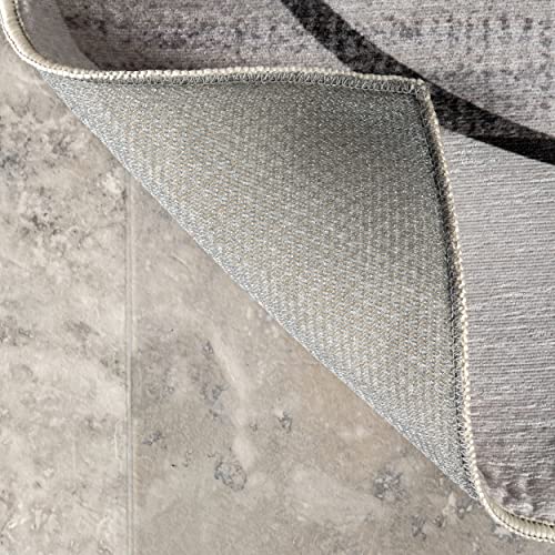 nuLOOM Lilja Abstract Indoor/Outdoor Machine Washable Area Rug, 8' x 10', Multicolor