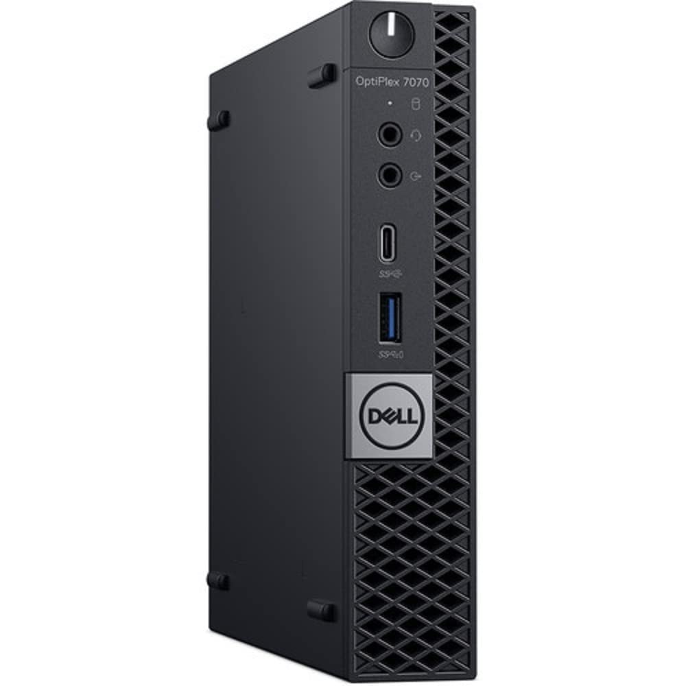 Dell Optiplex 7070 Micro Form Factor Desktop, Intel Six-Core i5 9500T 2.2Ghz, 16GB DDR4, 512GB NVMe M.2 SSD, USB Type C, Windows 10 Pro (Renewed)