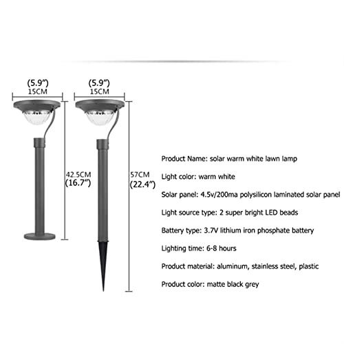 WHYSFX Solar Lawn Light Waterproof Outdoor LED Super Bright Home Decorative for Courtyard Garden Landscape Lawn lamp