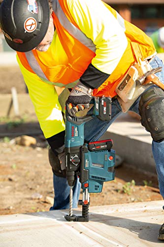 BOSCH GBH18V-26DK26GDE 18V EC Brushless SDS-plus Bulldog 1 In. Rotary Hammer Kit with Mobile Dust Extractor and (2) CORE18V Batteries