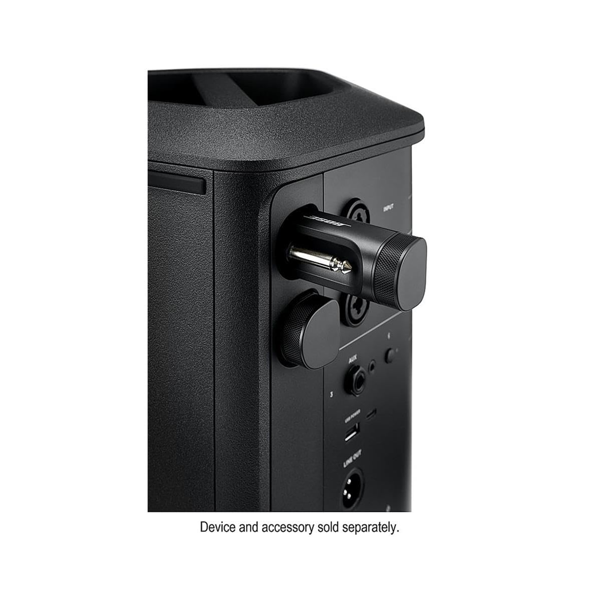 Bose S1 Pro+ Portable Wireless PA System with Bluetooth, Black with XLR Wireless Mic/Line Transmitter + H&A 6' XLR Cable