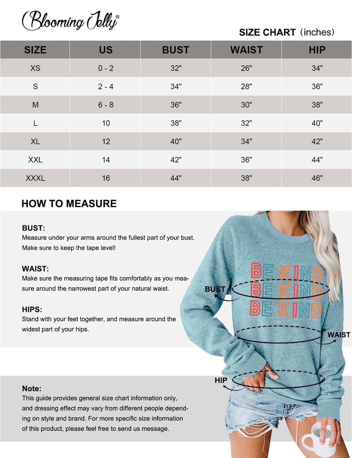 Blooming Jelly Womens Be Kind Sweatshirt Crewneck Loose Fit Cute Long Sleeve Tops Ladies Fall Clothes Winter Teacher Outfits (Medium, Grey)