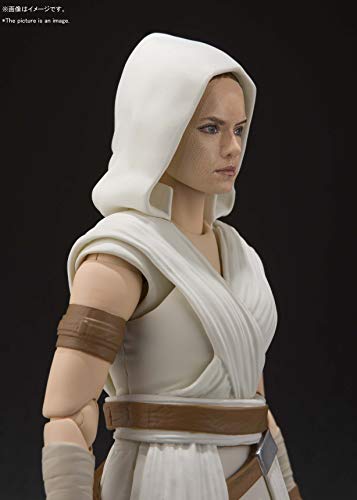 S.H. Figuarts Star Wars Rey & D-O (Star Wars: The Rise of Skywalker) Approx. 5.7 inches (145 mm), PVC & ABS, Pre-Painted Action Figure