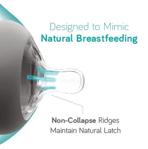 Nanobebe 2-Pack Silicone Medium-Flow Nipples