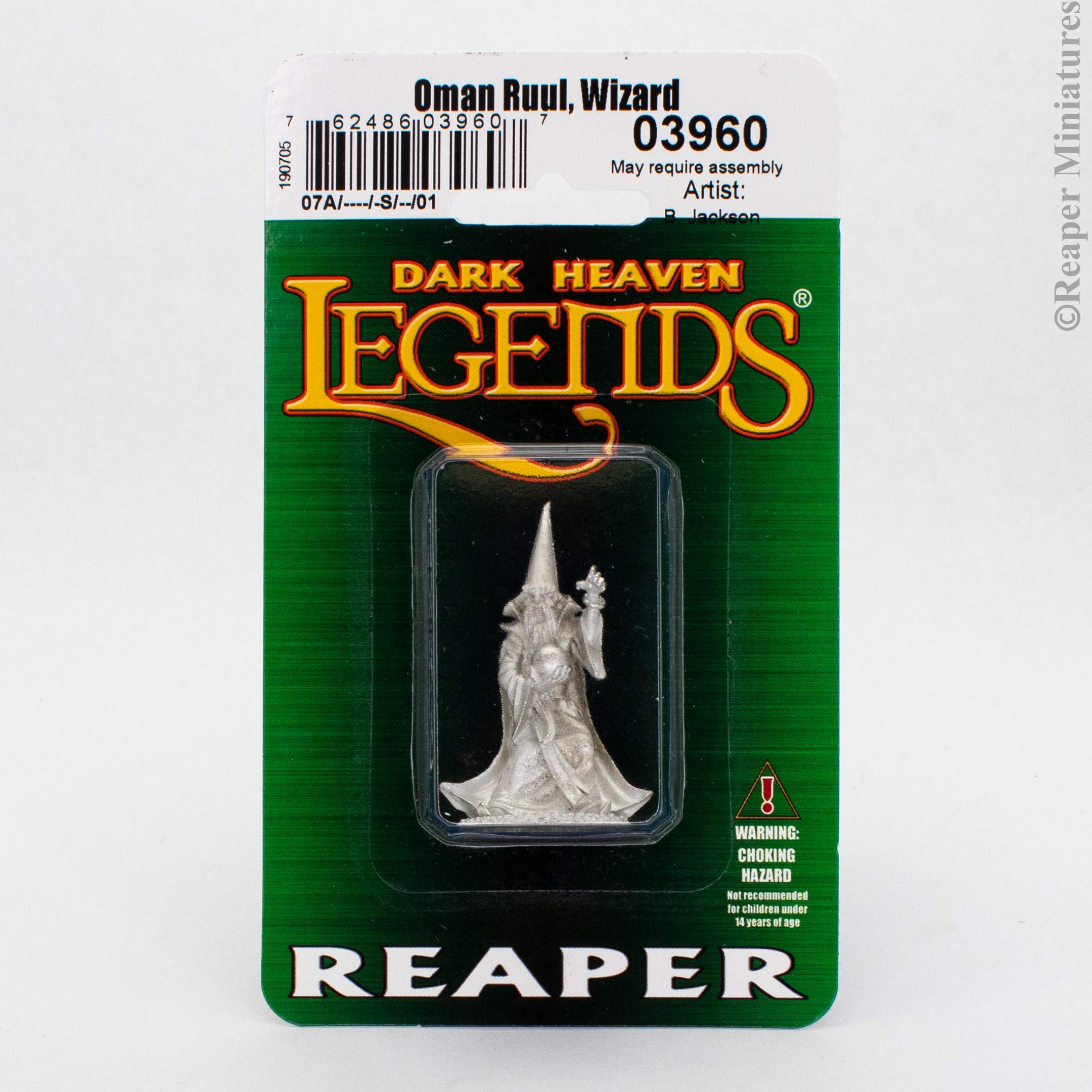 Reaper Miniatures: 03960 - Oman Ruul, Wizard Dark Heaven Legends Fantasy Metal Miniature
