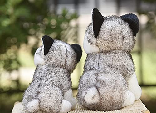 XIGUI 10" Plush Husky Dog Stuffed Animal Puppy Toys Gifts