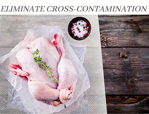 Disposable Plastic Cutting Board For Cooking Prep, Restaurant use, Traveling, Parties, Camping, BBQs Easy To Use Flexible Cutting Board Sheets With Built In Sliding Cutter