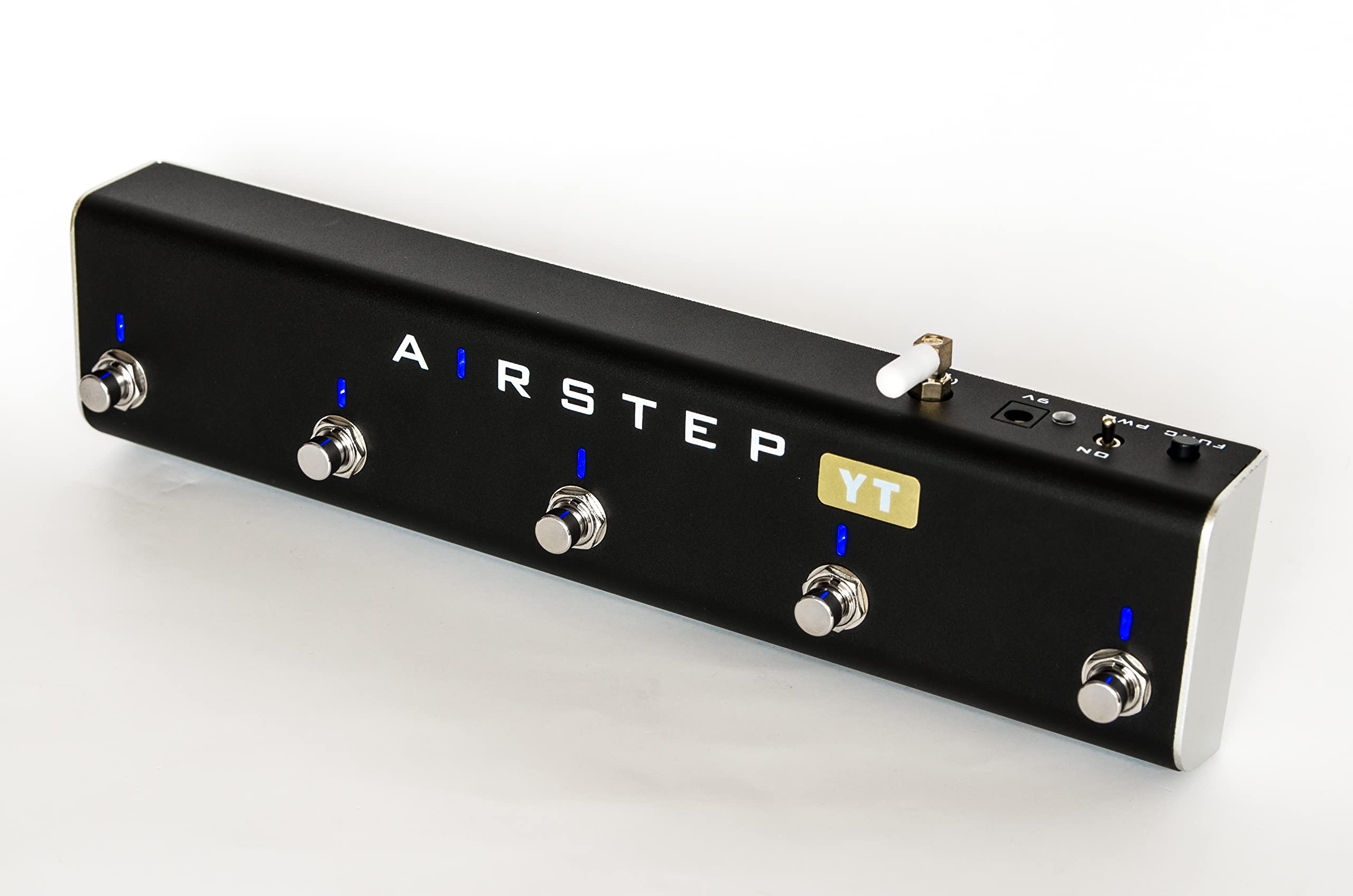 XSONIC Airstep YT Edition THR10II, THR30II Desktop Amp Foot Controller with 5 Footswitches, 3 Control Modes(Change Slots, Toggle Effects), 300H Playtime, Wirelessly Control Your THRII for Home and Gig