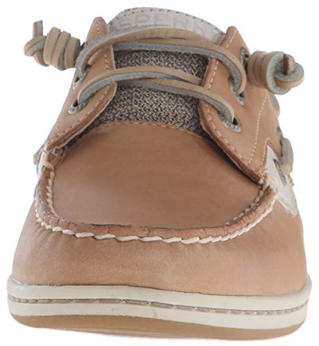 Sperry Womens Songfish Boat Shoe, Linen Oat, 9.5