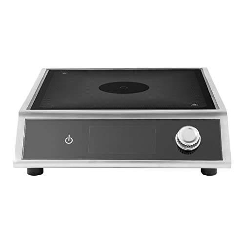 Vollrath MPI4-1800 Countertop Medium-Power 4-Series Induction Range with Knob Control, Stainless Steel, 120v
