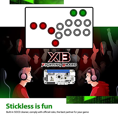 Brook XB Fighting Board - Pre-installed header version, Arcade Stick PCB For XB 360, Original Consoles, and PC
