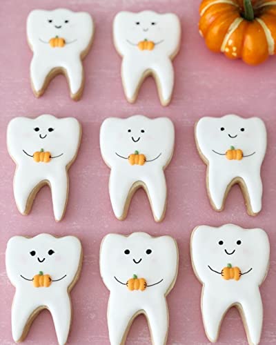 Cookie Cutter 3-piece Toothpaste + Teeth + Toothbrush Model, Donut Cake Fudge, DIY Baked Kids Birthday Party Cake, Cookies & Sandwiches Dentist Day Gifts