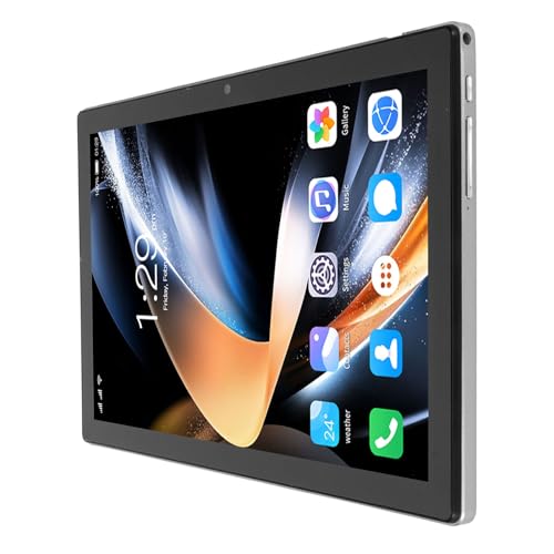 DAUERHAFT 5G WiFi Tablet 10.1 Inch FHD Tablet 8GB 256GB 4G Network 8MP 16MP 100-240V Dual Speakers for Android 13 for Business (US Plug)
