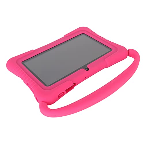 DAUERHAFT 7in Kids Tablet, 1024x600 110-240V Toddler Tablet 2GB 32GB with Protective Cover for Entertainment for Android 10 (US Plug)
