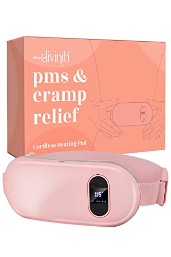 Period Heating Pad for Cramps - Portable Heating Pad for Cramps Menstrual Heating Pad for Cramps Relief Heating Pad for Period Cramps Pain Relief - Portable Cordless Heating Pads for Cramps DiviniTi