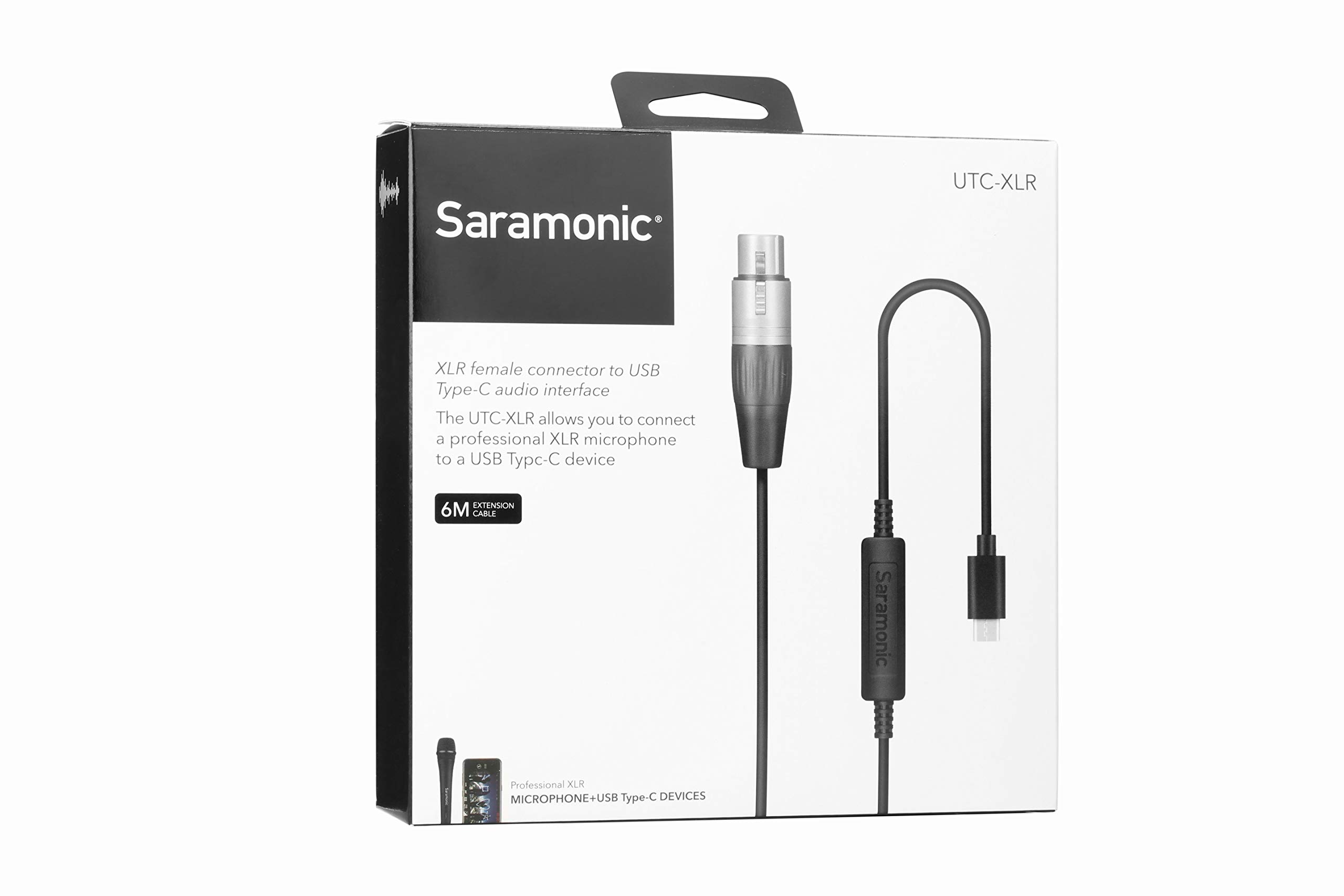Saramonic XLR Female to USB-C Microphone Interface Cable for Android Smartphones & Tablets (UTC-XLR)