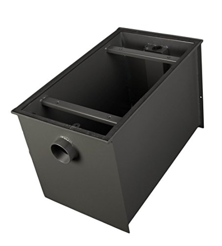 Wentworth 70 Pound Commercial Grease Trap Interceptor for Restaurant Under Sink Kitchen, 35 GPM, WP-GT-35