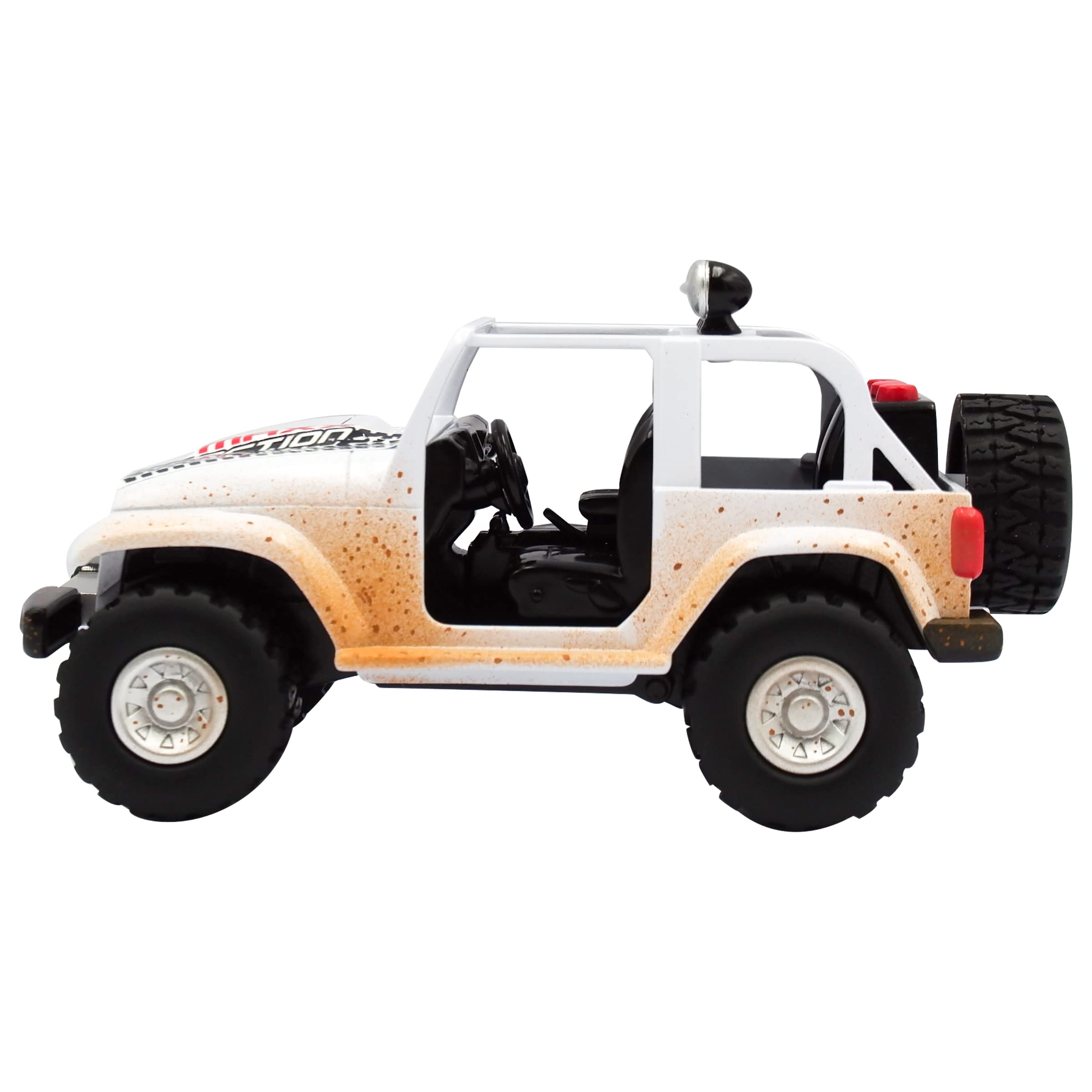 Sunny Days Entertainment Maxx Action Mini Off-Road Lights & Sounds Vehicles – 3 Pack with Motorcycle with Dirt Mound, ATV and Sports Vehicle