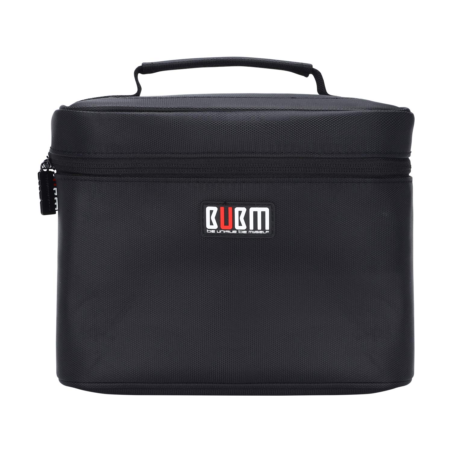 BUBM Portable Carrying Case Compatible with PS4/ PS4 PRO, Fit Xbox One Game Disc Storage Bag Travel Case(Hold Up to 15 Discs)-Black