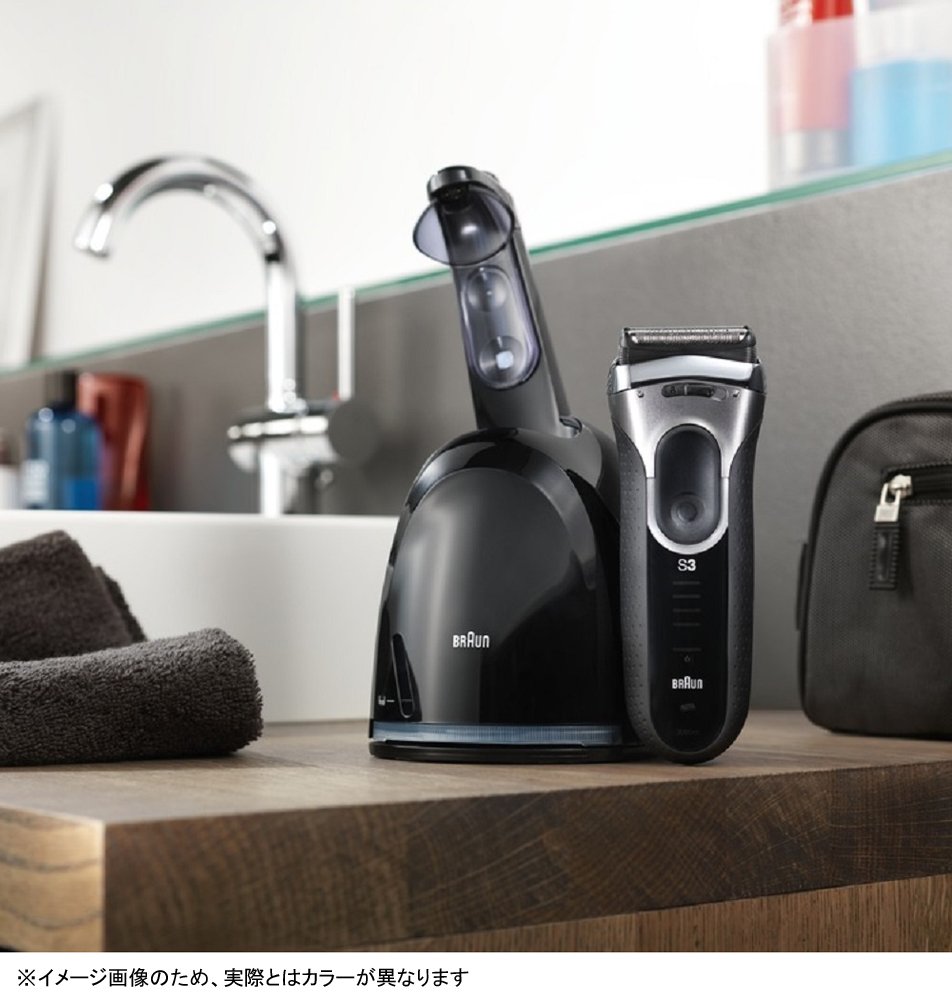 Braun Shaver Series 3 [Alcohol Cleaning System 3 Stage Charging display + Cleaning display ] 3050cc-g