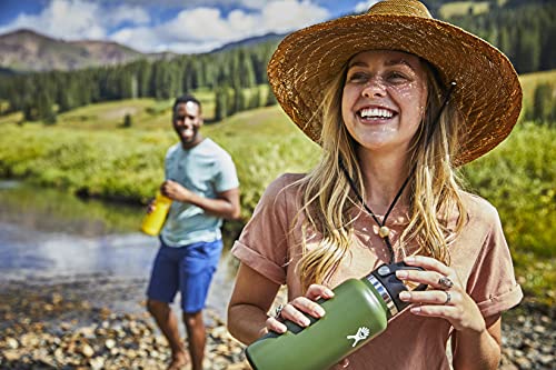 Hydro Flask 24 oz. Water Bottle - Stainless Steel, Reusable, Vacuum Insulated with Standard Mouth Flex Lid