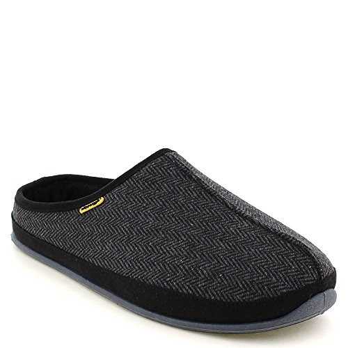 Deer Stags Unisex Wherever Tweed Slipper / Black / Men's 11 Medium