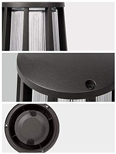 ZMY External Anti-Rust Pillar Lighting Aluminum Glass Outdoor Post Light Waterproof Courtyard Landscape Column Lamp Garden Villa Home Courtyard Decorative Street Fixture