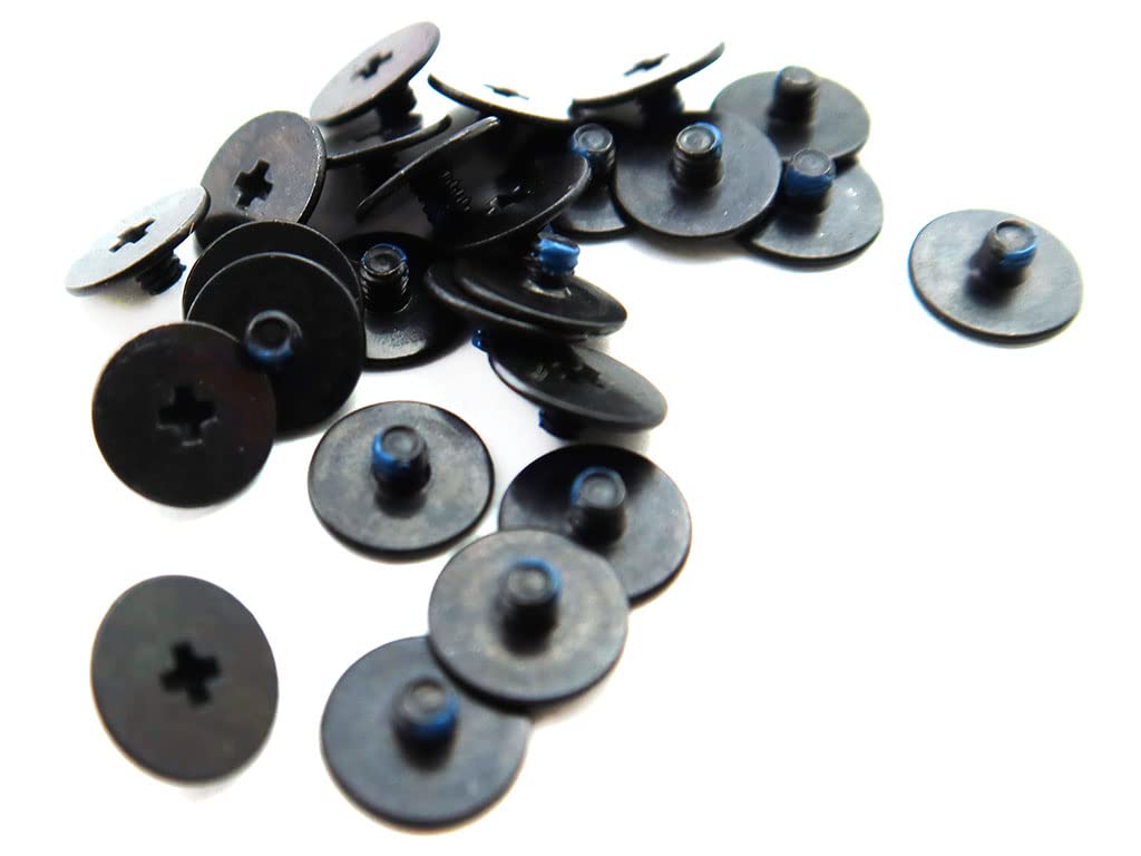 Nylok Patch Flat Phillips Head M2 2.0D ZK NL+CR3+ Screws 185 Pieces Package 675638-001 Compatible Replacement Spare Part for HP Compatible and Other Systems