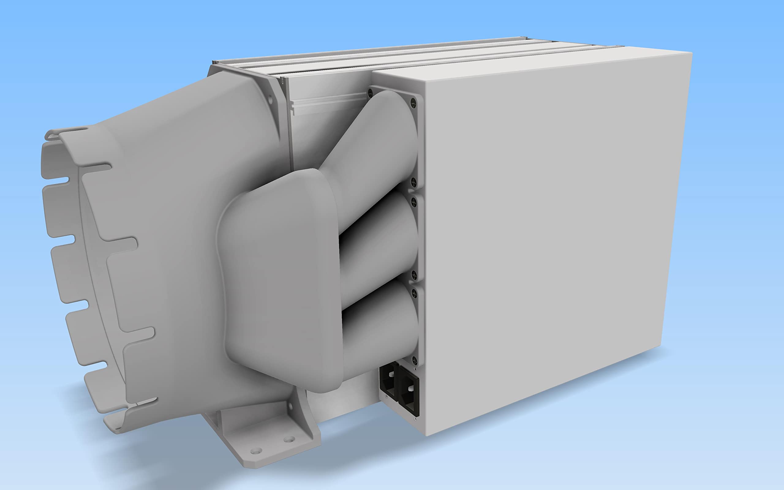 Deluxe Cryptocurrency Cooling Kit with PSU Cooling with 2-3/8"(60mm) Spacing for S19 Pro, XP & D7 Asic's