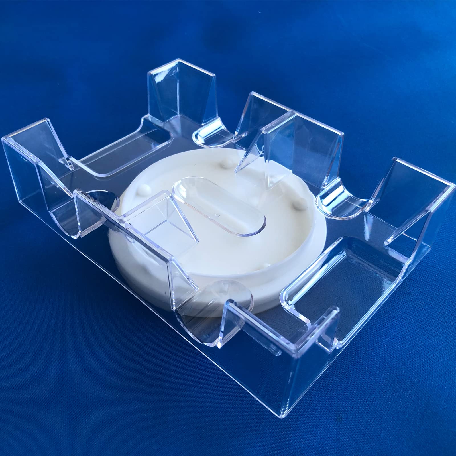 Yuanhe 2 Deck Rotating-Revolving Playing Card Tray, Card Holder