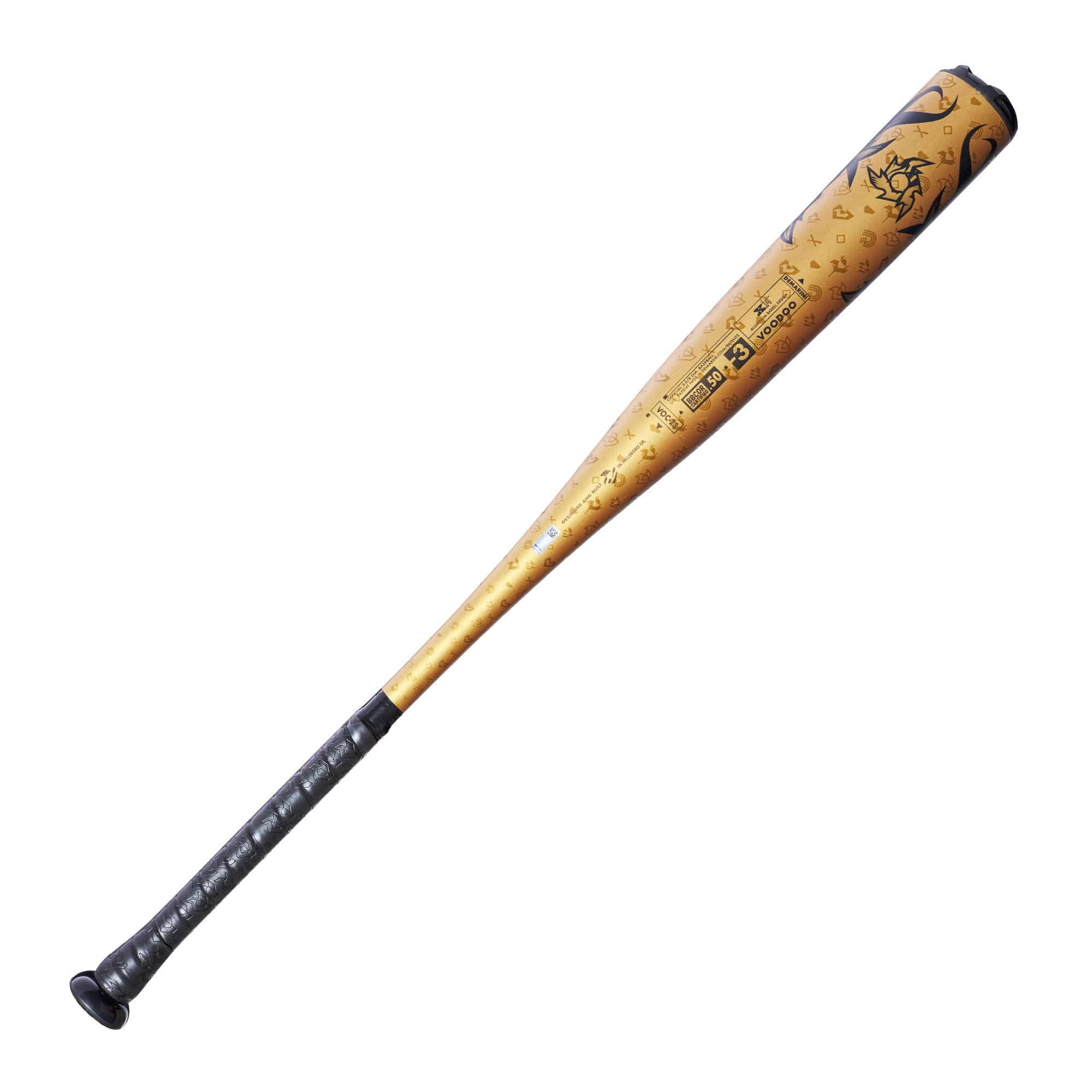 DeMarini 2023 Voodoo® One Gold (-3) BBCOR Baseball Bat - 33"/30oz