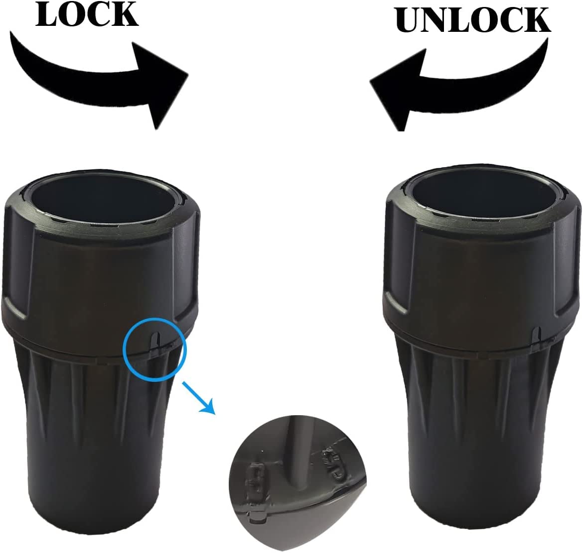 DWV9000 universal Quick Multi-Function Connector Fits DeWalt Dust Extractors,vacuum hose, various DW tools & shrouds. Allows fits easy, durable connection between 1-1/4 In.