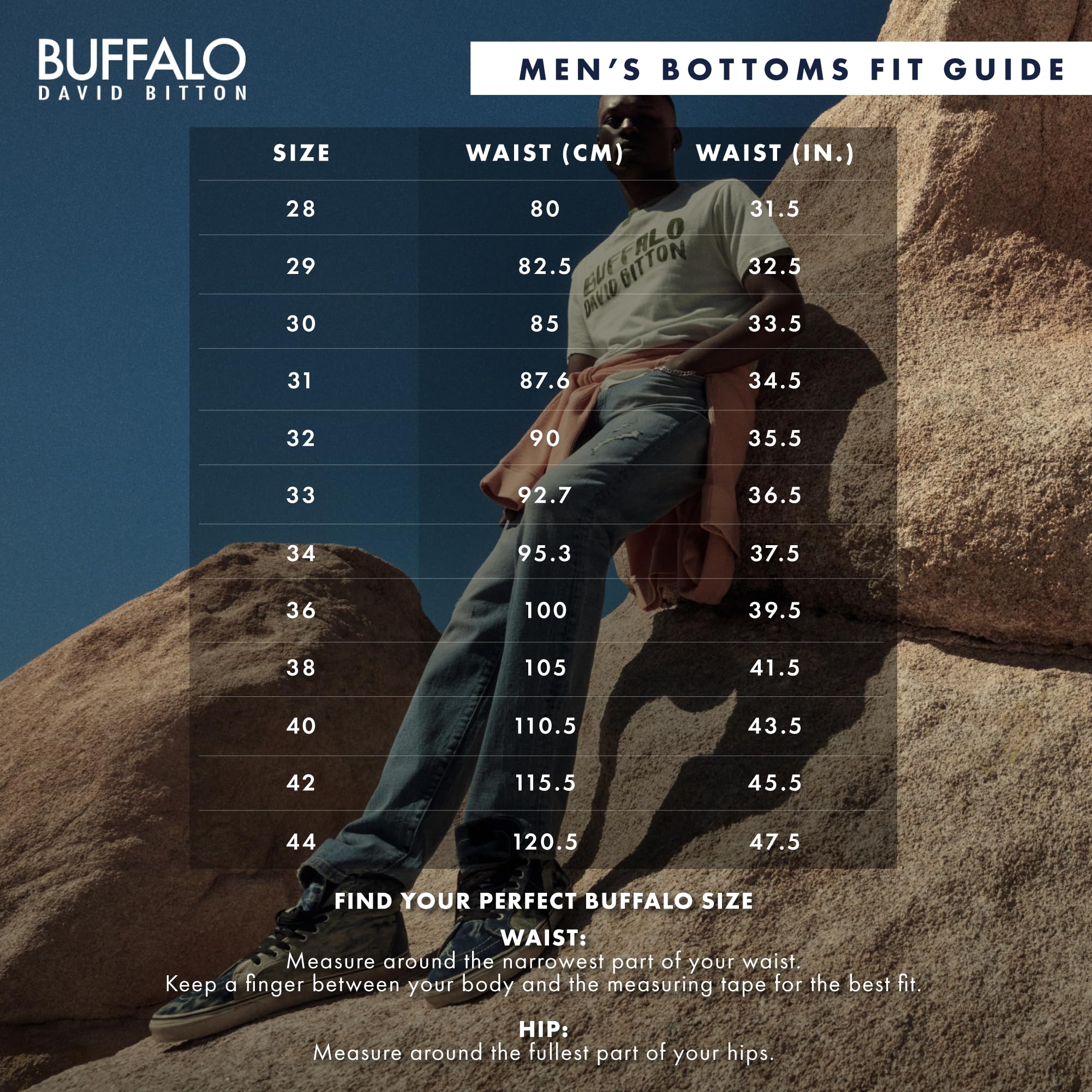 Buffalo David Bitton Men's Slim Parker Denim Shorts 2, Sandblasted/Crinkled, 30