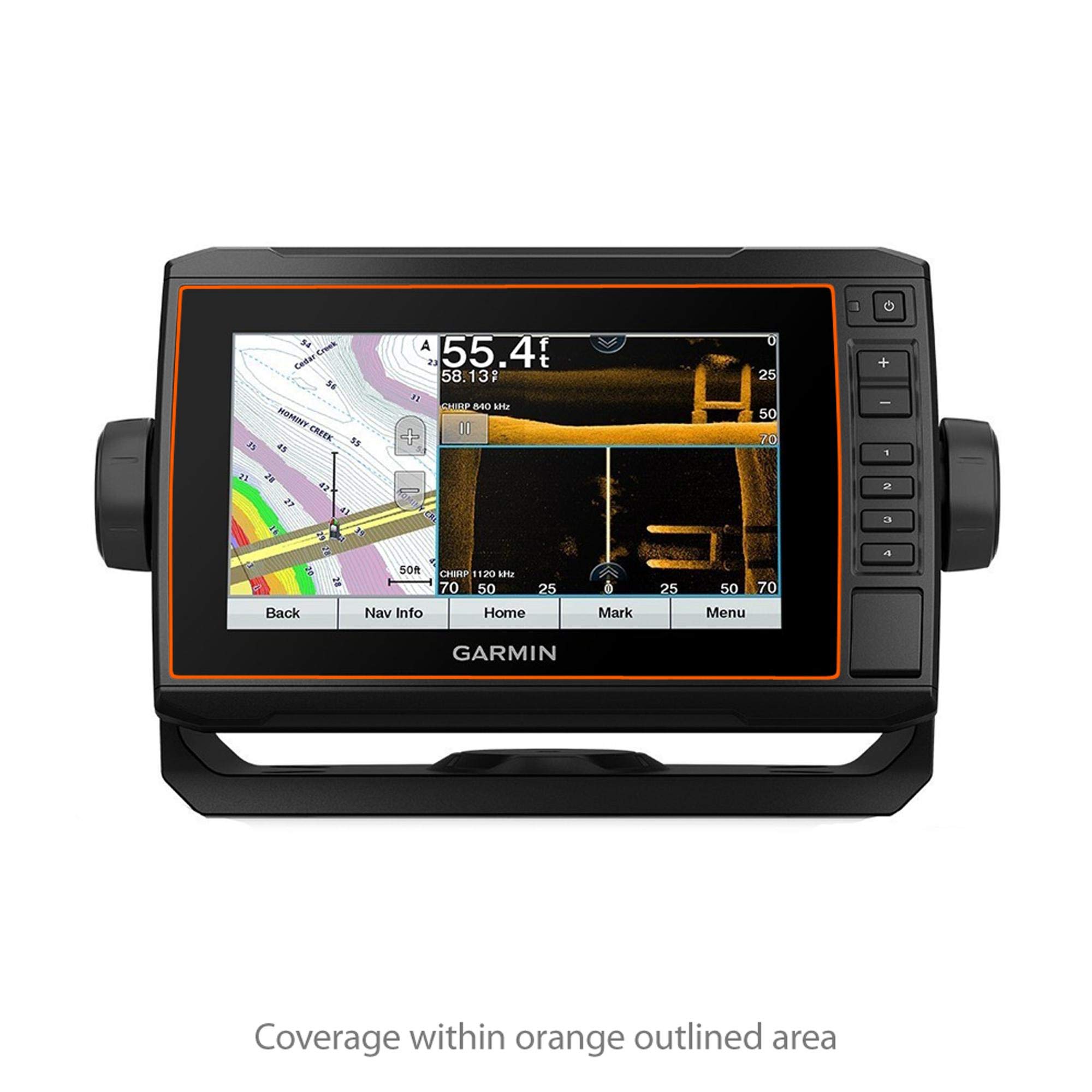 BoxWave Screen Protector Compatible with Garmin echoMAP UHD 73sv - ClearTouch Anti-Glare (2-Pack), Anti-Fingerprint Matte Film Skin for Garmin echoMAP UHD 73sv